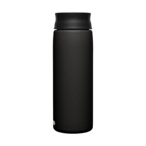 CamelBak Hot Cap Travel Mug, Insulated Stainless Steel, Perfect for taking coffee or tea on the go - Leak-Proof when closed - 20oz, Black