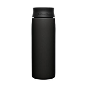 CamelBak Hot Cap Travel Mug, Insulated Stainless Steel, Perfect for taking coffee or tea on the go - Leak-Proof when closed - 20oz, Black