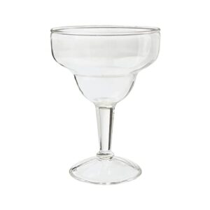 g.e.t. sw-1415-1-san-cl-ec heavy-duty shatterproof plastic jumbo margarita glasses, bpa free, 36 ounce