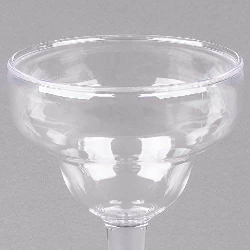 G.E.T. SW-1415-1-SAN-CL-EC Heavy-Duty Shatterproof Plastic Jumbo Margarita Glasses, BPA Free, 36 Ounce