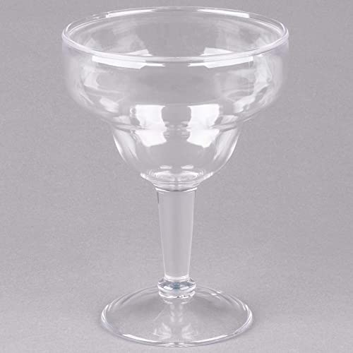 G.E.T. SW-1415-1-SAN-CL-EC Heavy-Duty Shatterproof Plastic Jumbo Margarita Glasses, BPA Free, 36 Ounce