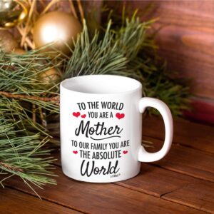 Gifts for Mom from Daughter Son Funny Birthday Coffee Mugs Christmas Mug Presents in Law Step Moms Finest Cool Unique Present Ideas for Mother Stepmom Aunt Wife Tea Cups