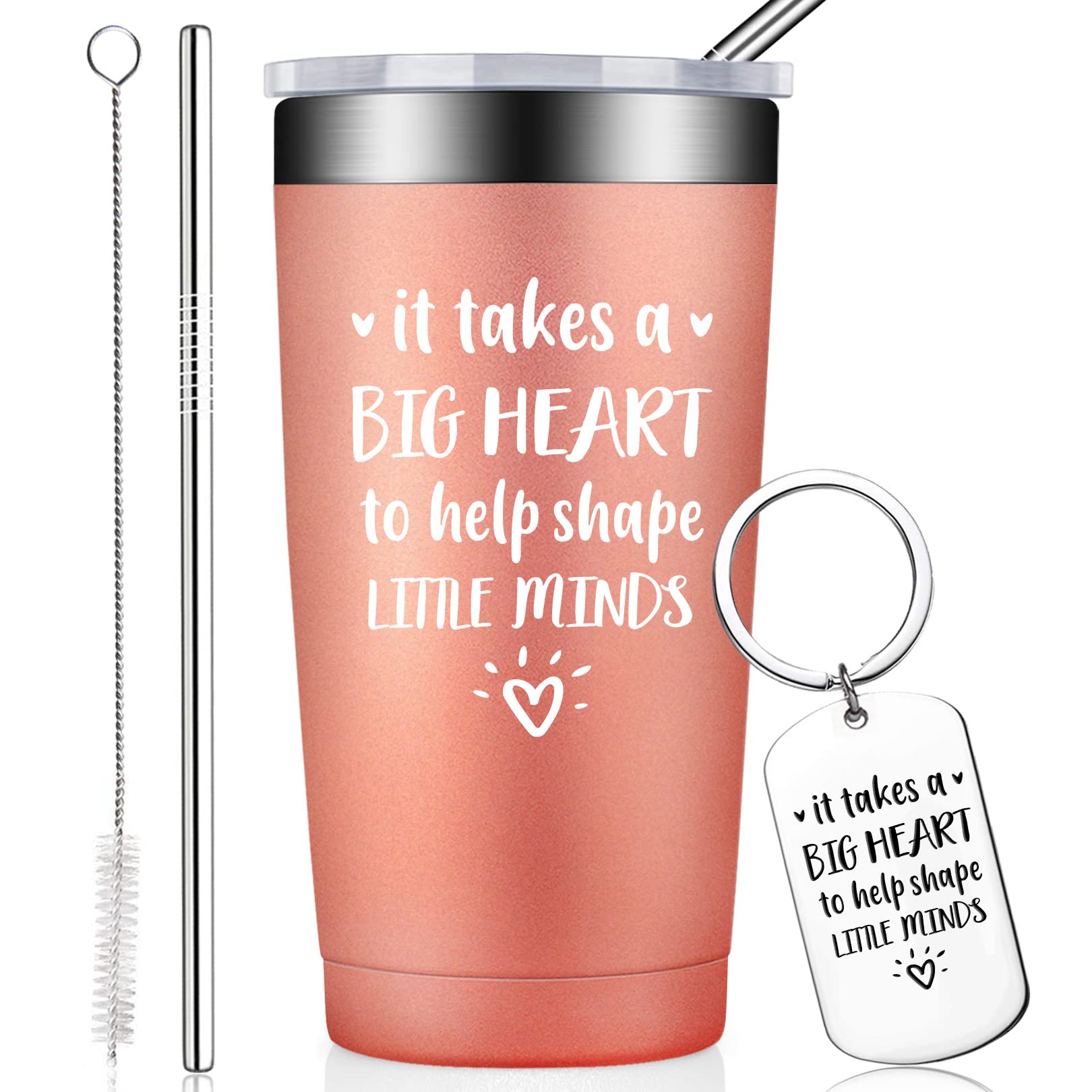 BIRGILT Teacher Gifts for Women - Teacher Appreciation Gifts - Thank You Gifts for Teacher - Funny End of the Year Birthday Valentines Christmas Gifts for Teachers - 20oz Teacher Tumbler