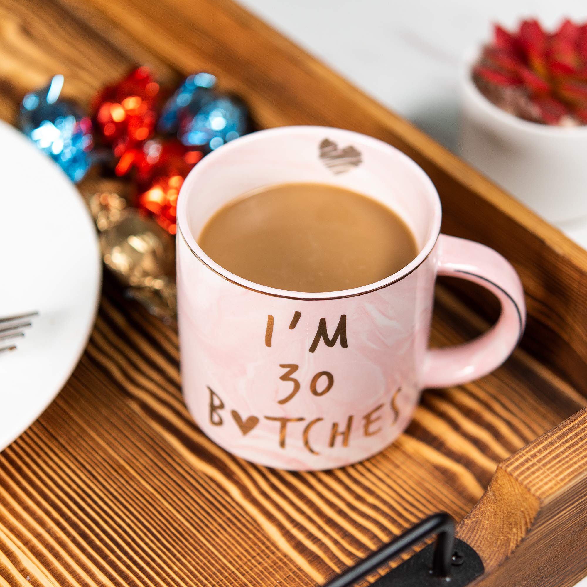 I'm 30 - Funny 30th Birthday Gifts for Women - Best Turning Thirty Year Old Birthday Gifts Ideas for Women, Wife, Mom, Daughter, Sister, Aunt, Best Friends, BFF, Coworkers, Her - Ceramic Coffee Cup