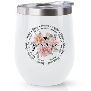 jevuta christian gifts for women faith, religious gifts for women, bible verse gift, christmas inspirational gifts for mom, spiritual gifts for women, pastor appreciation gifts tumbler(12oz)