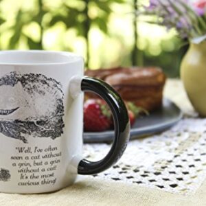 The Unemployed Philosophers Guild Disappearing Cheshire Cat Heat Transforming Color Changing Reveal Mug - Add Coffee and The Cheshire Cat Disappears Except for its Grin, Comes in a Fun Box