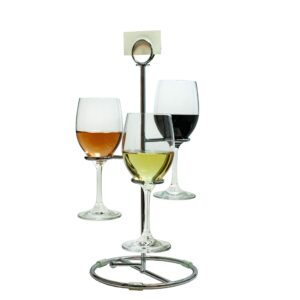 Oenophilia Jacqueline Three Stem Glass Flight Wine Server