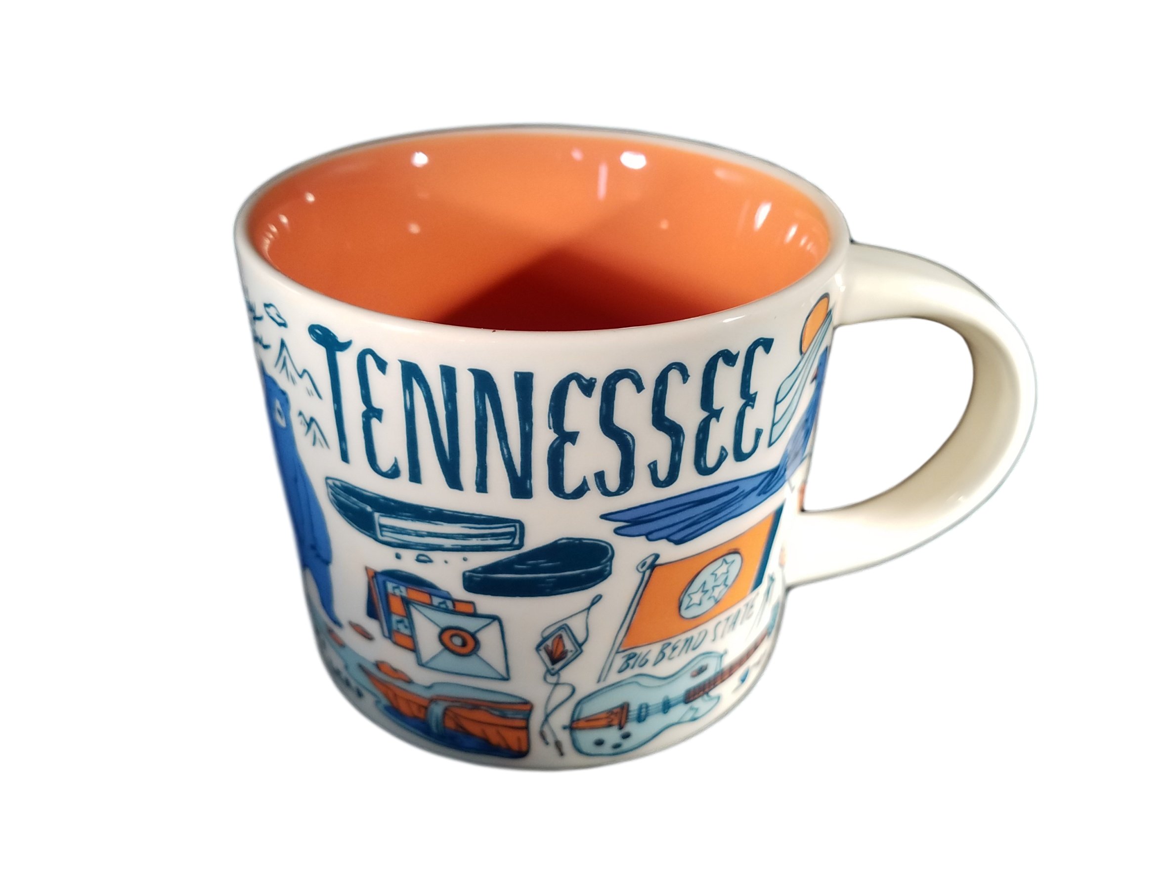 Starbucks Tennessee Coffee Mug Been There Series Across the Globe Collection,14 ounces