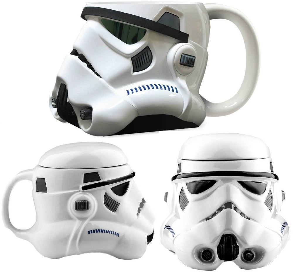 Star Wars Storm Trooper Sculpted Ceramic Mug, 18Fl oz