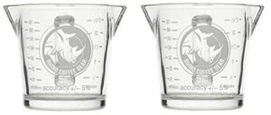 brewglobal rhinoware shot glass - double - 2- count