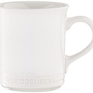 Le Creuset Stoneware Set of 4 Mugs, 14 oz. each, White