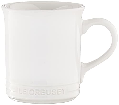 Le Creuset Stoneware Set of 4 Mugs, 14 oz. each, White