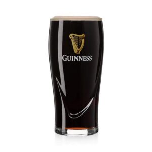 guinness signature pub edition pint glass - 20 ounce pints - set of 4