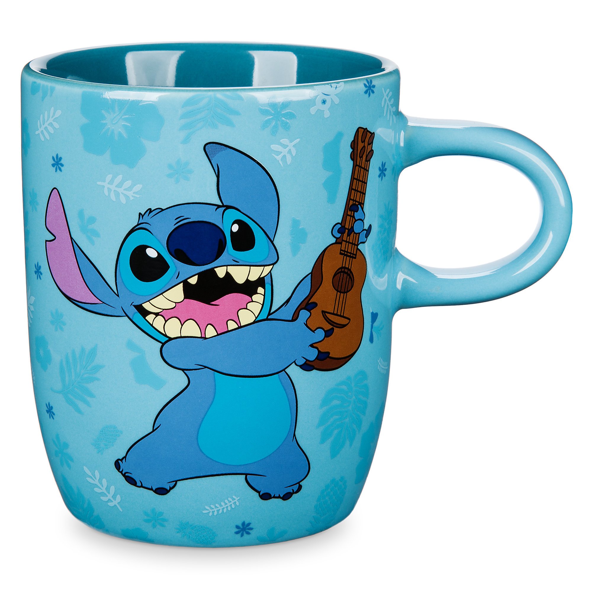 Disney Lilo and Stitch Playing Ukulele Ceramic Mug Cup