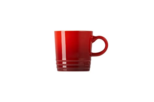 Le Creuset Stoneware Espresso Mug, 3 oz., Cerise, 1 Count (Pack of 1)