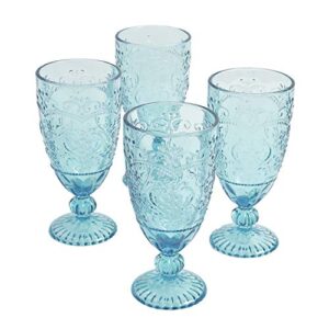 Yonune The Pioneer Woman Adeline 12 oz Goblet, Set of 4