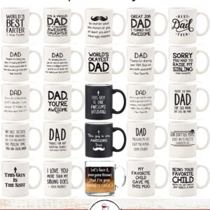 Proud Dad Of A Awesome Daughter Funny Coffee Mug - Best Gifts for Dad from Daughter - Unique Gag Dad Gifts from Daughter - Cool Birthday Present Idea for Men, Him - Novelty Dad Mug, Cup