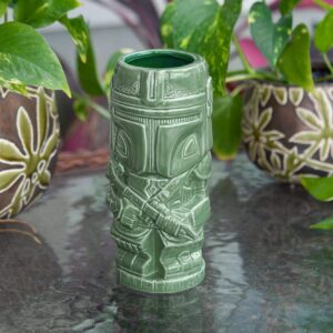 Geeki Tikis Star Wars The Mandalorian Mando Mug | Ceramic Tiki Cup | 20 Ounces