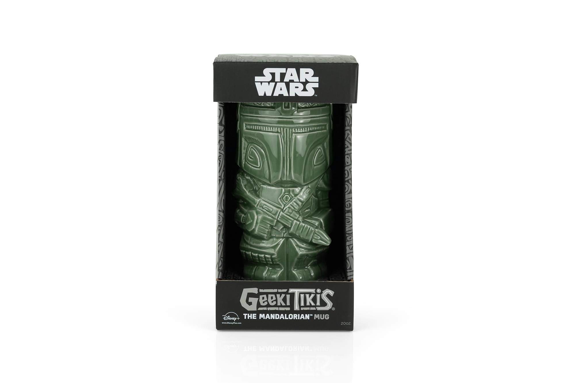 Geeki Tikis Star Wars The Mandalorian Mando Mug | Ceramic Tiki Cup | 20 Ounces