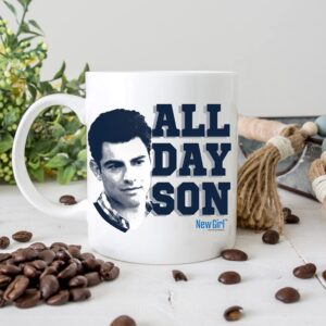 BSM New Girl All Day Son Coffee Mug Cup 11oz Gift TV Merchandise