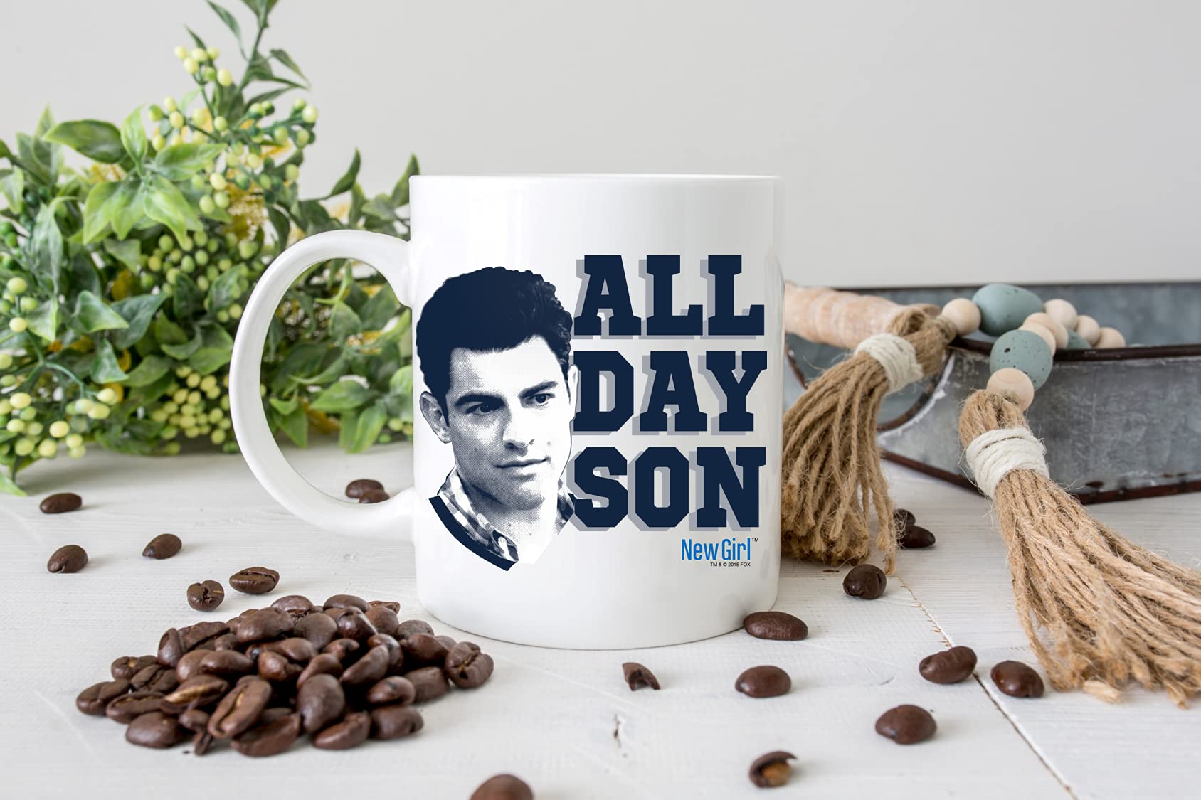 BSM New Girl All Day Son Coffee Mug Cup 11oz Gift TV Merchandise