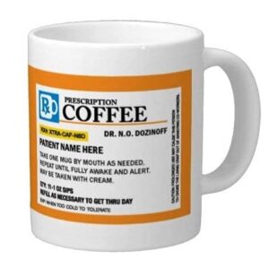 4CInk - Personalized Prescription Coffee Mug - Personalize it with a custom Name, Great for Birthdays, Holidays, Office Gift, Stocking Stuffer, Gag Gift for Doctor, Nurses, Pharmacists