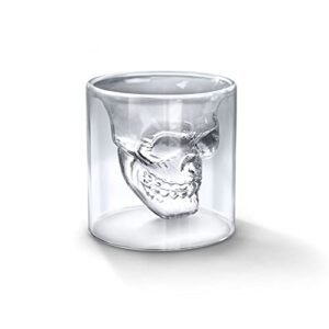 genuine fred doomed crystal skull shotglass