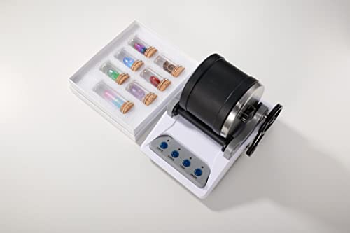 Advanced Professional Hobby Rock Tumbler Kit with Stones Collection