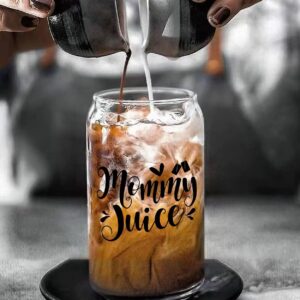 Gifts For Mom - Gifts For Mom From Daughter, Son, Kids - Unique Mother's Day, Birthday Gifts for Women- Funny Gifts Ideas For Mom - 16 Oz Coffee Glass