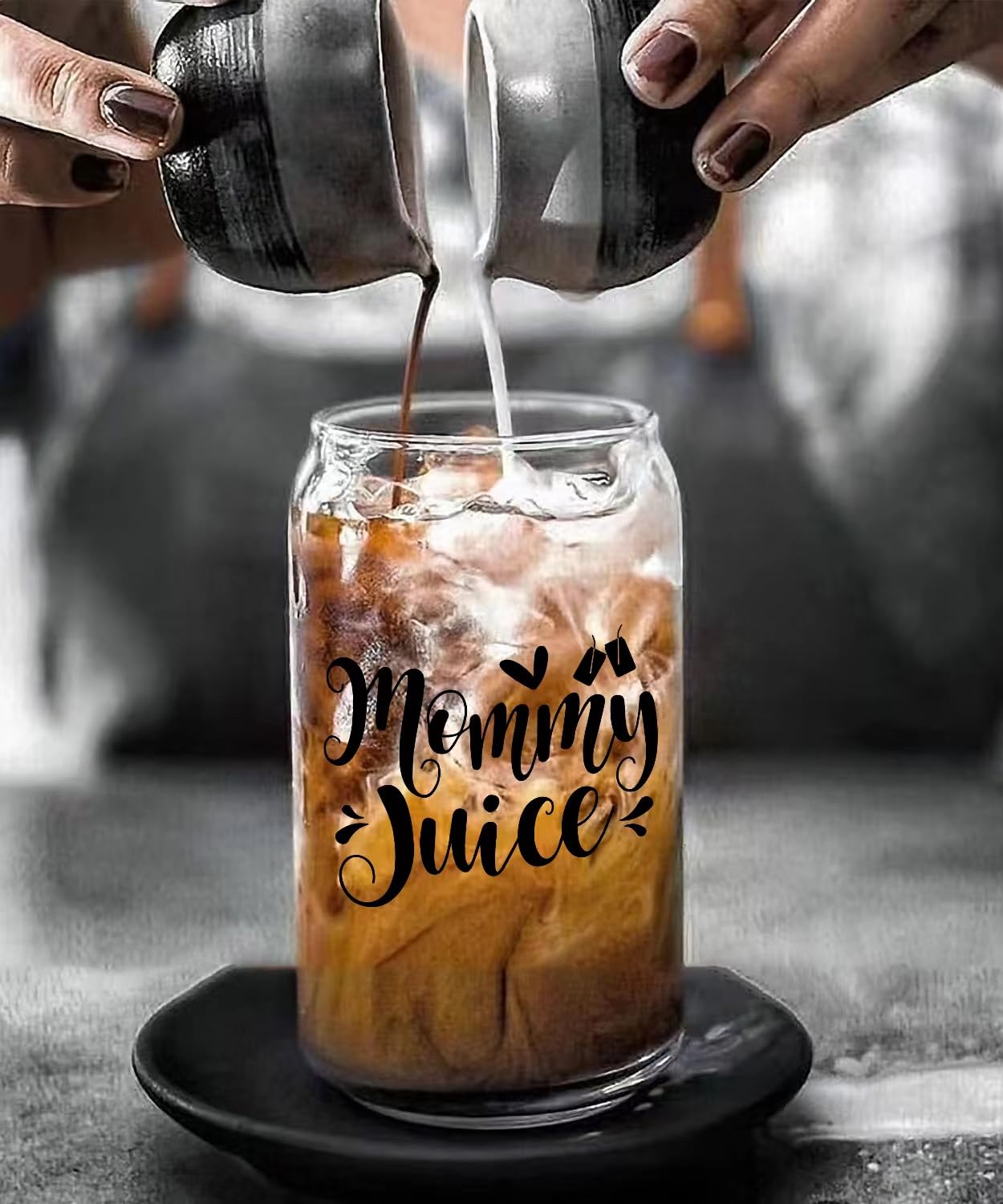 Gifts For Mom - Gifts For Mom From Daughter, Son, Kids - Unique Mother's Day, Birthday Gifts for Women- Funny Gifts Ideas For Mom - 16 Oz Coffee Glass