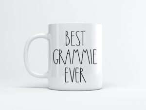 best grammie ever coffee mug - gifts for christmas - grammie birthday gifts coffee mug - father's day/mother's day - family coffee mug for birthday present for the best grammie ever mug 11oz