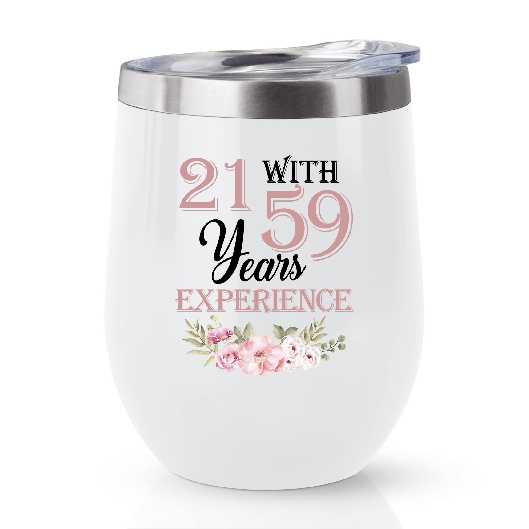 Jevuta 80th Birthday Gifts For Women, Funny Birthday Gifts for 80th, Best Birthday Gift For Turning 80, 1943 Birthday Gifts Ideas For Her, Mom, Grandma, Friend, Sister Wine Tumbler Gifts (12oz)