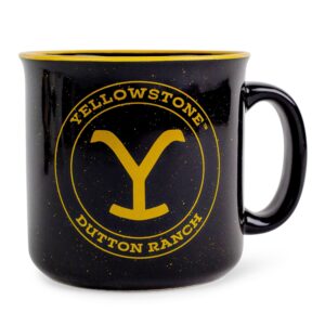 yellowstone dutton ranch ceramic camper mug | holds 20 ounces