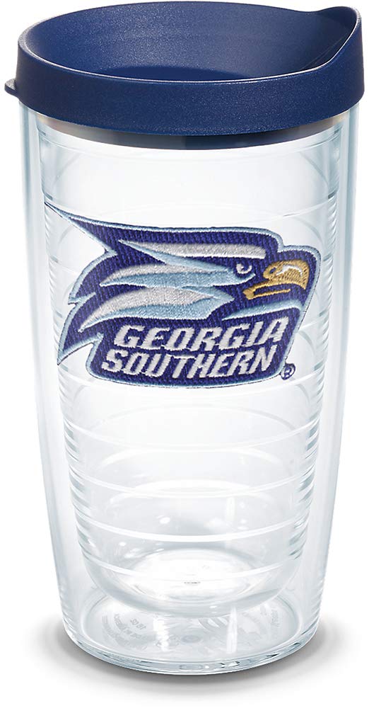 Tervis Made in USA Double Walled Georgia Southern University GSU Eagles Insulated Tumbler Cup Keeps Drinks Cold & Hot, 16oz, Primary Logo