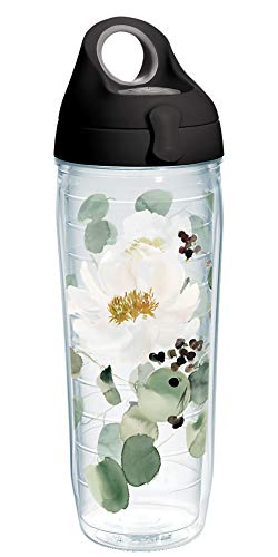 Tervis Kelly Ventura Eucalyptus Made in USA Double Walled Insulated Tumbler Travel Cup Keeps Drinks Cold & Hot, 24oz Water Bottle, Classic