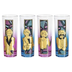 bioworld golden girls shot glasses set of 4