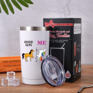 OTHER SLPS ME Christmas Gifts for Speech Language Pathologist Speech Therapist Travel Tumbler SLP Tumbler Mug Appreciation Presents for Speech Teacher Appreciation Thanksgiving