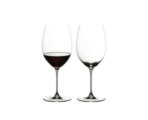 riedel veritas cabernet/merlot glass, set of 2, 22.05fl oz