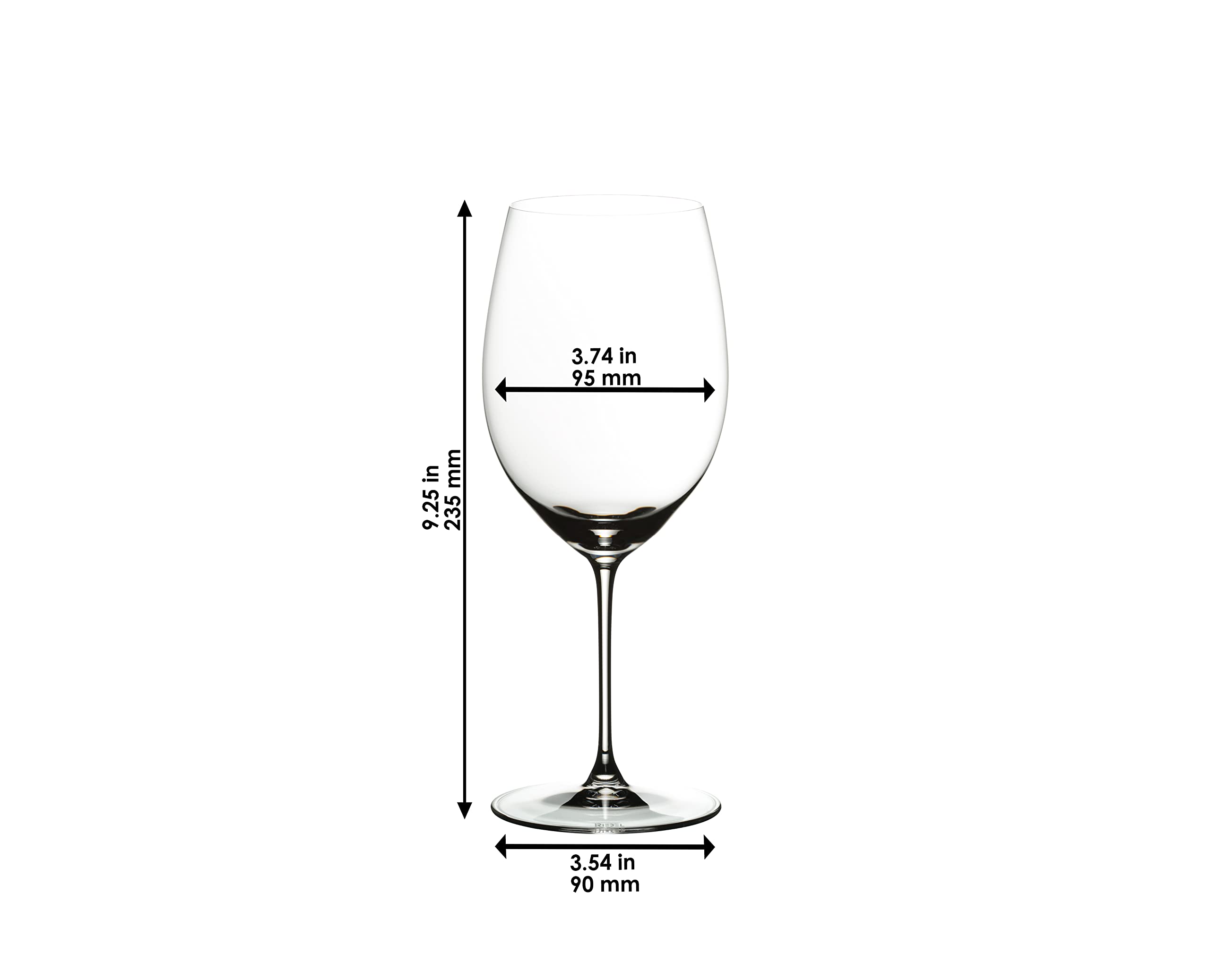 Riedel Veritas Cabernet/Merlot Glass, Set of 2, 22.05Fl oz