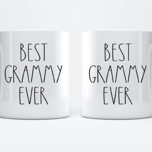 Best Grammy Ever Coffee Mug - Gifts for Christmas - Grammy Birthday Gifts Coffee Mug - Father's Day/Mother's Day - Family Coffee Mug For Birthday Present For The Best Grammy Ever Mug 11oz