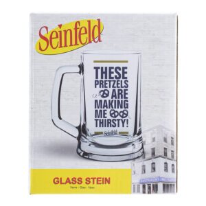 Paladone Seinfeld Beer Stein These Pretzels are Making Me Thirsty | Officially Licensed Seinfeld Merchandise