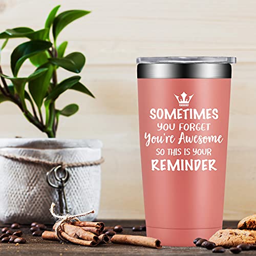 Fufendio Thank You Gifts for Coworkers - Funny Inspirational Birthday Gifts for Women, Friends Female, Best Friend, Coworker, Sister - Encouragement Gifts - Vacuum Insulated 20oz Tumbler