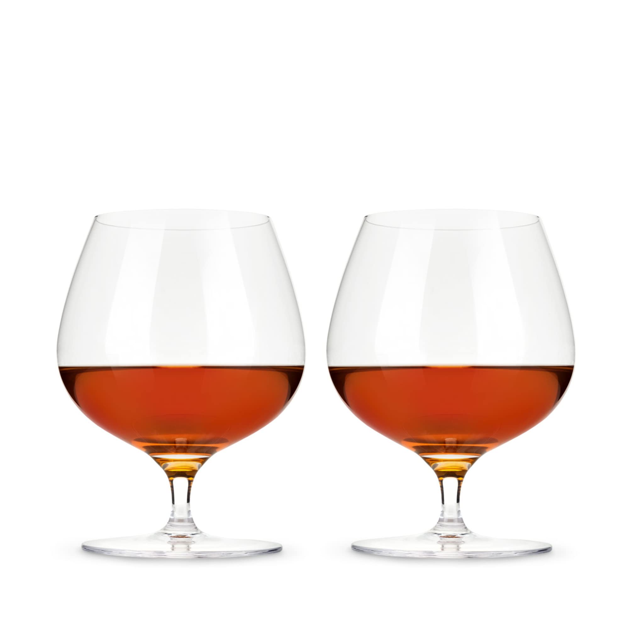 Viski Wingback Brandy Glass glassware set, Stemmed Wine glasses, Cocktail Glass Gift, Perfect for Bourbon, Rye, Scotch, and Mezcal, Set of 2, 17oz