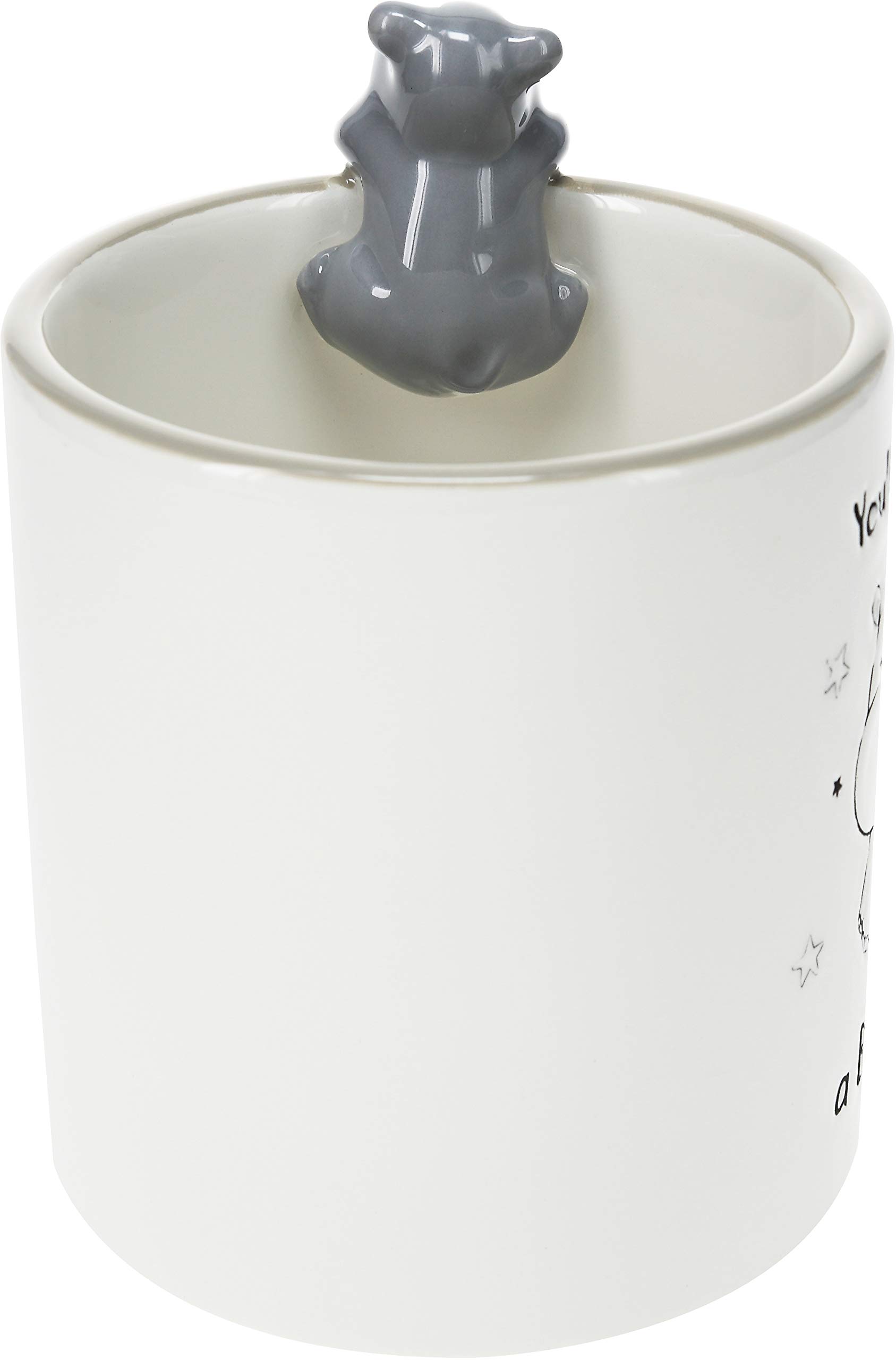 Pavilion Gift Company You're Kind Of A Big Deal-Hippo Gray 17oz Dolomite Coffee Cup Mug, 1 Count (Pack of 1)