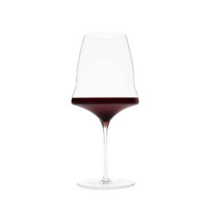 Josephinenhütte - Josephine No 3 - Red - Red Wine Glasses Designed by Kurt Josef Zalto * - Set of 2