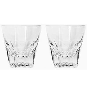 libbey 15248 duratuff cortado / gibraltar rocks glass 4.5 oz (2 pack)