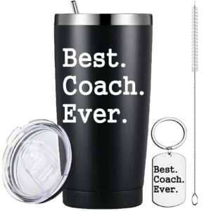 lamiveenla soccer coach christmas gifts coffee tumbler - softball coach gifts for men women - cheer basketball wrestling coach gifts - basketball coach gifts for women 20oz