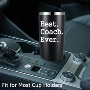 LAMIVEENLA Soccer Coach Christmas Gifts Coffee Tumbler - Softball Coach Gifts for Men Women - Cheer Basketball Wrestling Coach Gifts - Basketball Coach gifts for Women 20oz