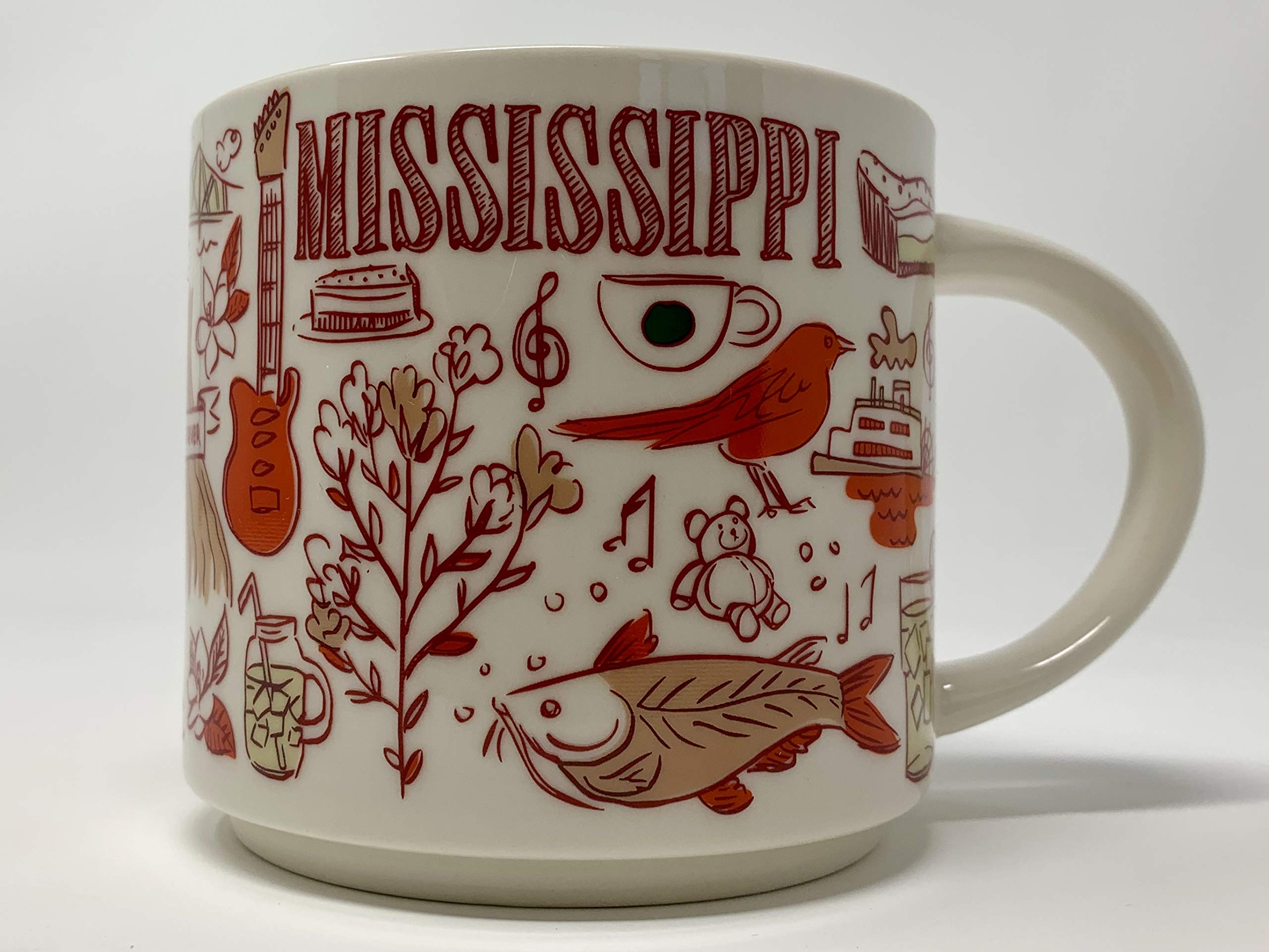 Starbucks MISSISSIPPI BEEN THERE SERIES ACROSS THE GLOBE COLLECTION Ceramic Coffee Mug