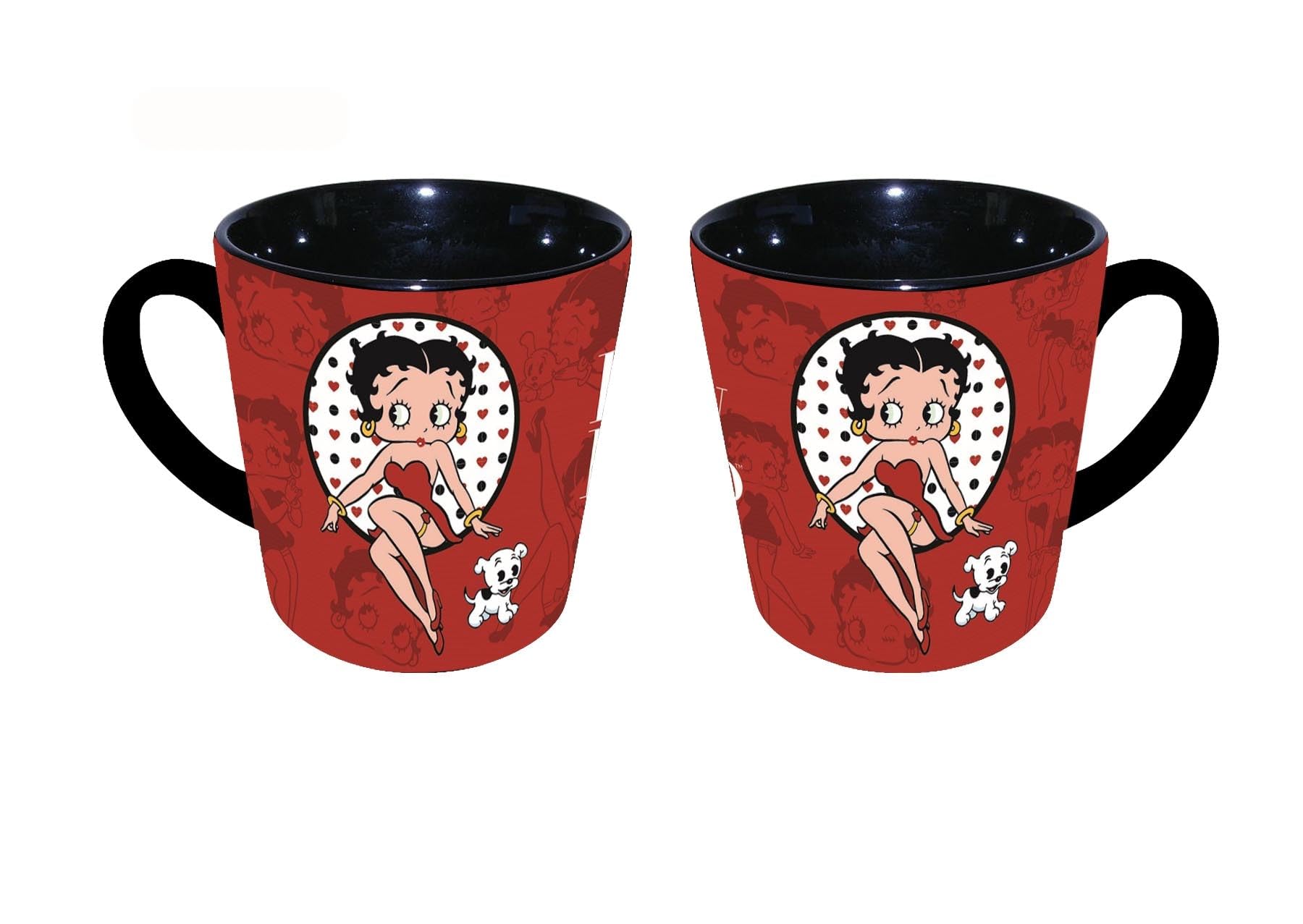 Betty Boop Mug Red Silhouette